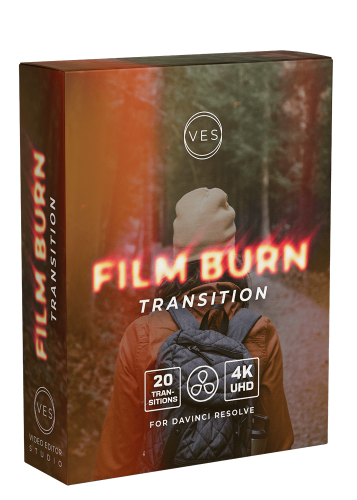 Film Burn Transition Pack for Davinci Resolve