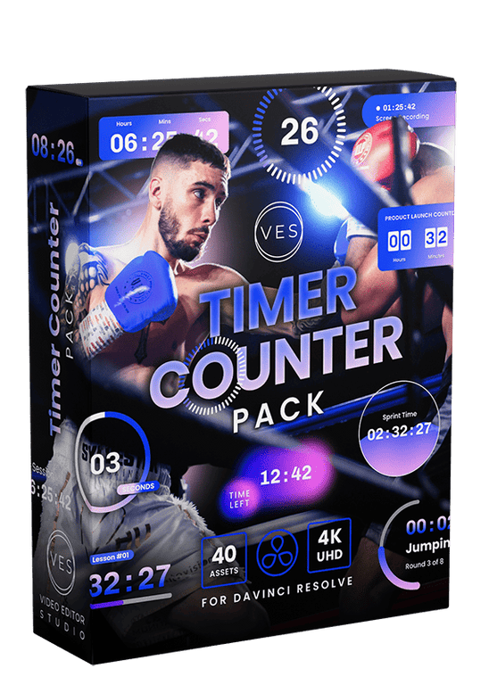 Counter Timer Pack for Davinci Resolve