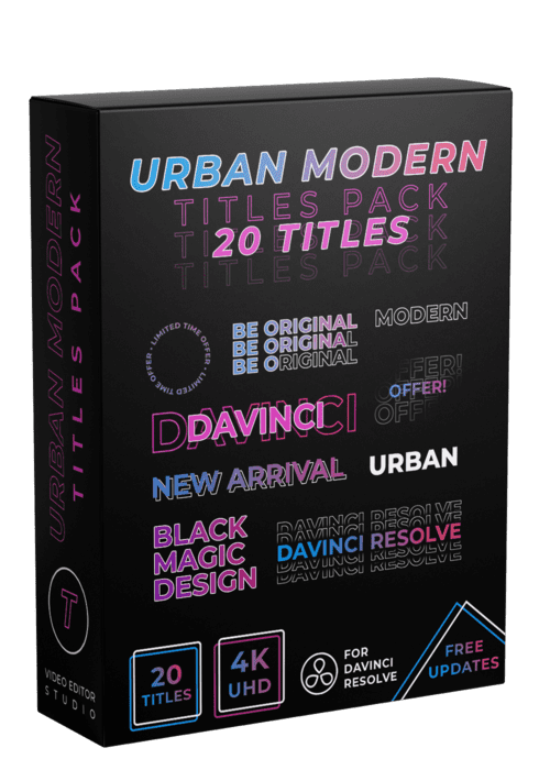 Content Creator Bundle I 150+ Titles for Davinci Resolve