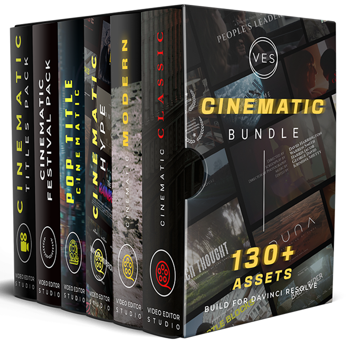 30+ Cinematic Title Cards for Davinci Resolve