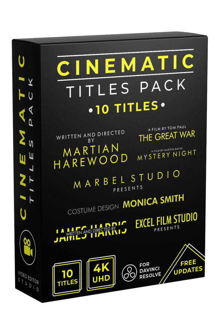 Cinematic Title Bundle I 130+ Assets for Davinci Resolve