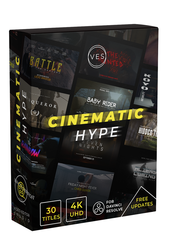30+ Cinematic Title Cards for Davinci Resolve