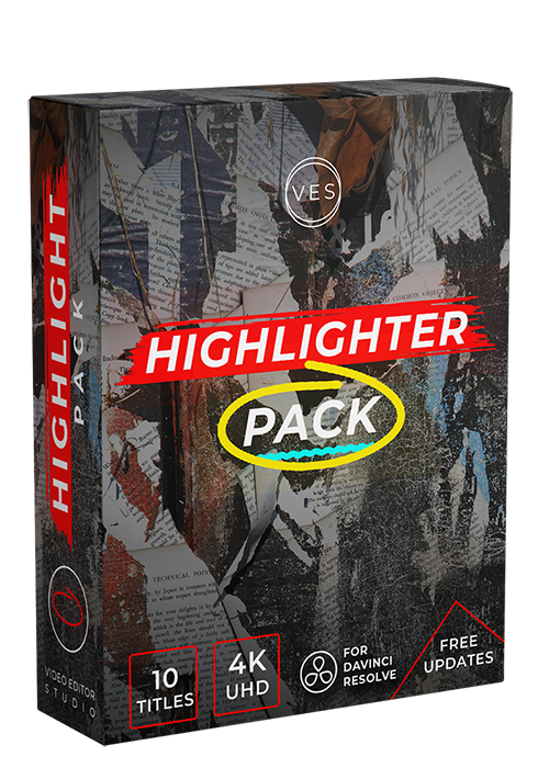 Highlighter Pack for Davinci Resolve